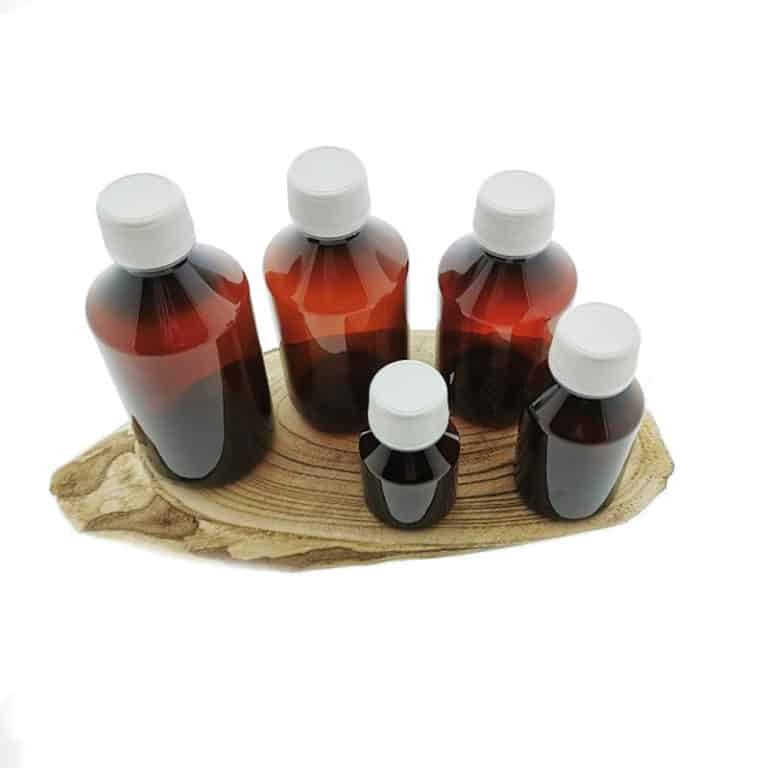 Pet fles doseerdop, tuitdop, spuitdop, oliespuit - Plastic fles amber ...