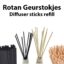 Rotan geurstokjes lang - diffuser stokjes riet navulling refill sticks ...