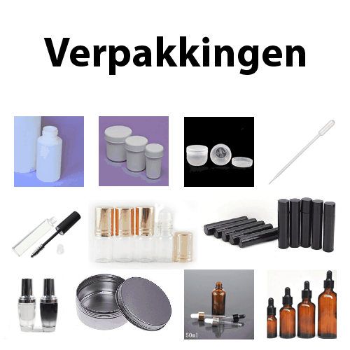 Verpakkingen voor DIY cosmeticaproducten - ybmc.nl
